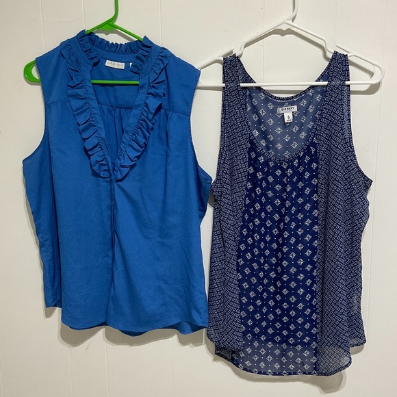 New York & Company | Tops | Vintage Bundle 2 Women Tops Size Xl Sheer ...